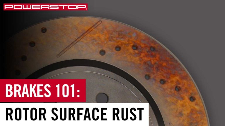 How to Prevent Brake Rotor Surface Rust | PowerStop Brakes