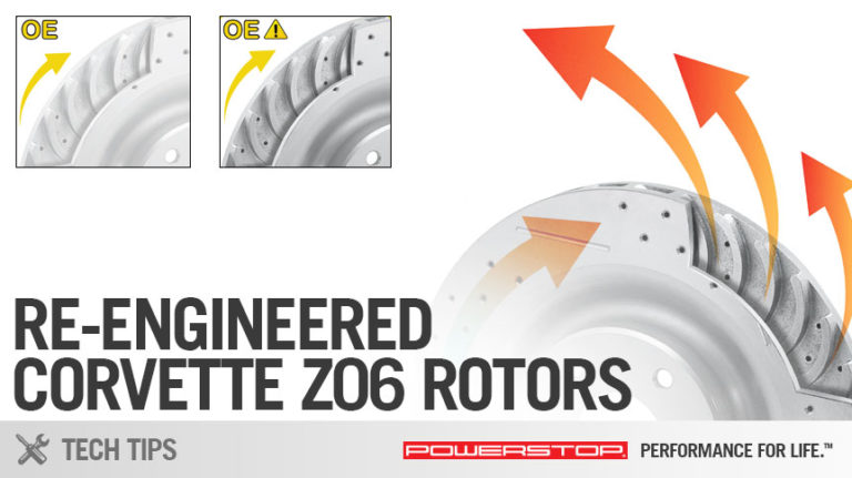 Re-Engineered C6 Corvette Z06 Rotors | PowerStop